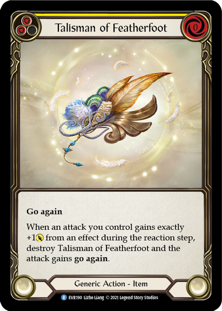 Talisman of Featherfoot | Rare [Cold Foil] - First Edition – Storm Gate ...